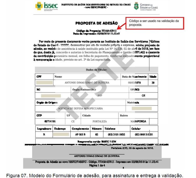 Manual indica passo-a-passo para adesão ao Novo Issec, que começa no ...